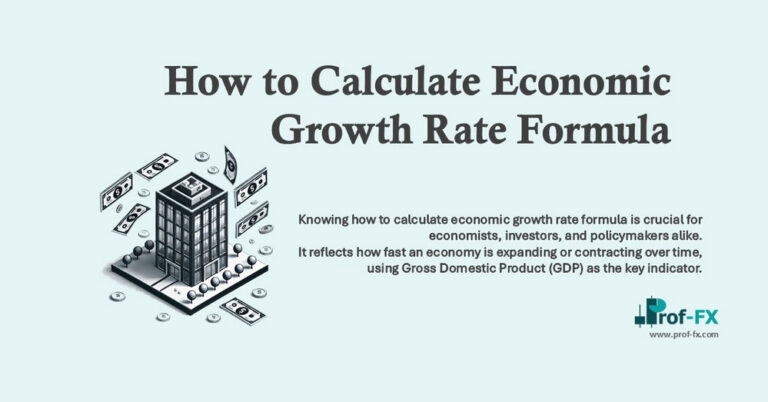 How to Calculate Economic Growth Rate Formula | Prof FX