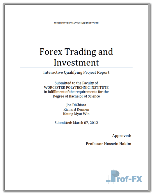 Forex Ebook - Forex Trading and Investment.Pdf | Prof FX